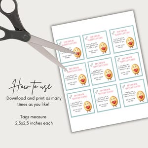 Positive Potato Printable, Emotional Support Potato Tag, Printable ...