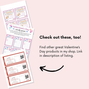 School Valentine, Magic Spring Valentine, Valentine Favor Tags ...