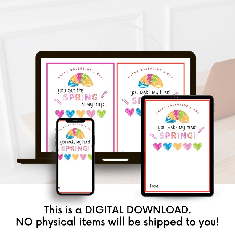 School Valentine, Magic Spring Valentine, Valentine Favor Tags ...
