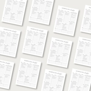 Hospital Bag Checklist, Pack List, Instant Download, Digital Download ...