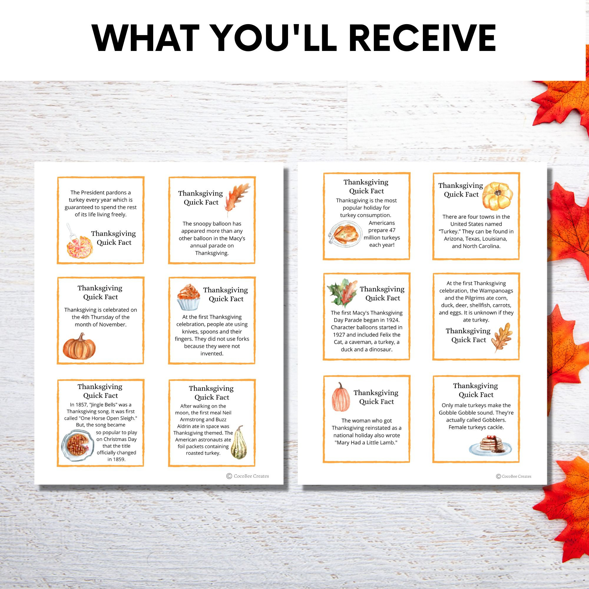 Thanksgiving Printable Lunch Box Notes for Kids, Fall Lunchbox Notes ...