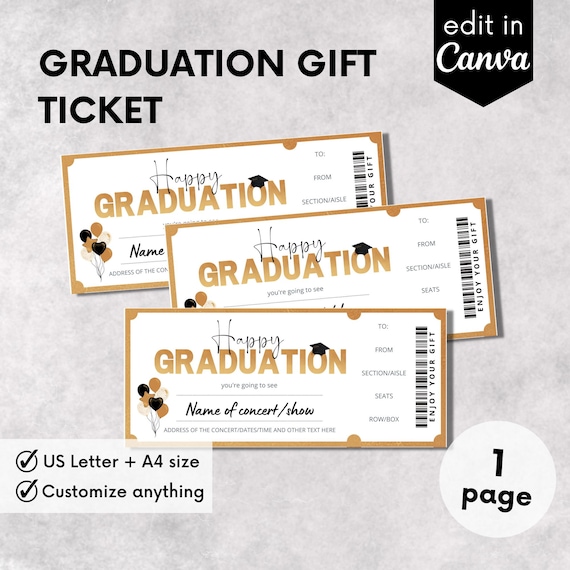 Graduation Ticket Template Printable