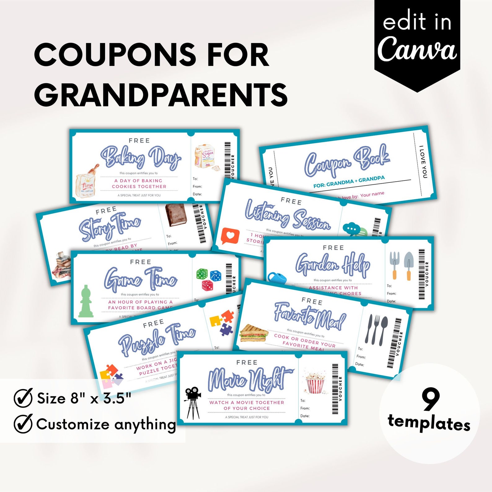 Grandparent's Day Gift, Grandparents Day Ideas, Grandparents Printable ...