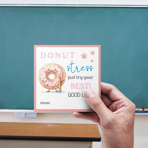 Testing Day Good Luck Printable, Encouragement Digital Download, Test ...