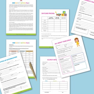 Daycare Parent Handbook, Childcare Enrollment Forms, Daycare Policies ...