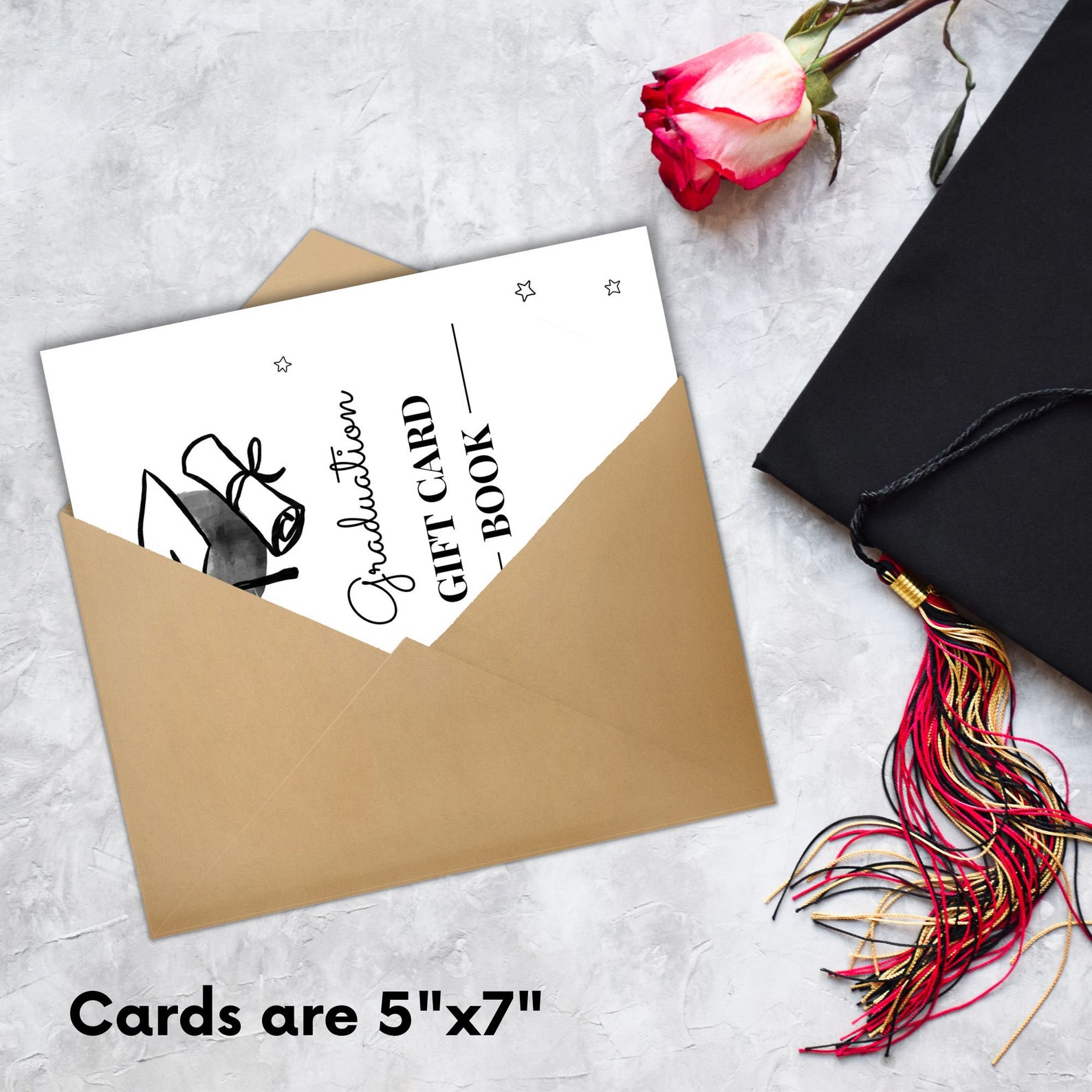 College Graduate Gift Card Book, Graduation Gift Card Holder Set ...