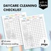 Daycare Cleaning Checklist, Home Daycare, Keep A Nice & Tidy Child Care ...