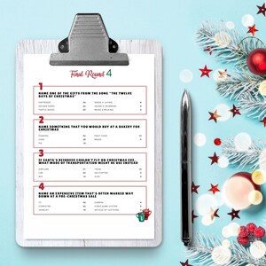 Christmas Trivia, Holiday Trivia Games, Printable Christmas Group Game ...