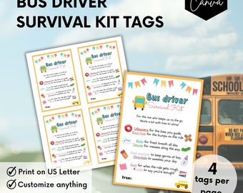 Bus Driver Survival Kit - Etsy