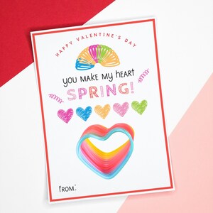 School Valentine, Magic Spring Valentine, Valentine Favor Tags ...