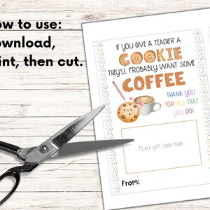 Teacher Appreciation Teacher Thank You Coffee Gift Gifts for - Etsy
