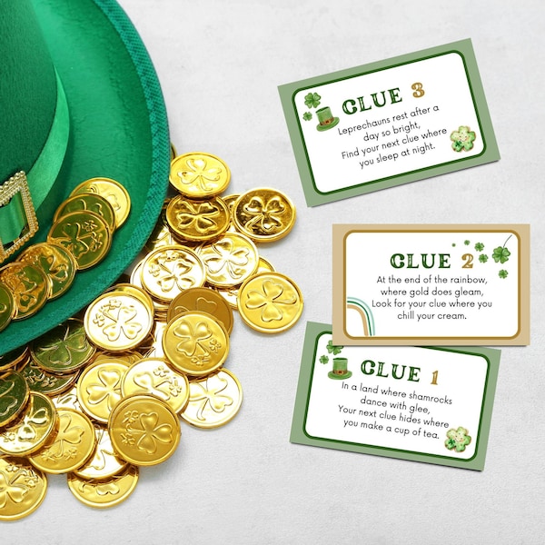St Patricks Day Scavenger Hunt - Etsy