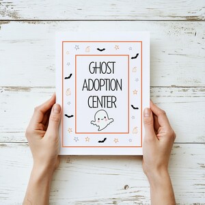 Ghost Adoption Certificate, Adopt A Ghost Party Favors Printables ...