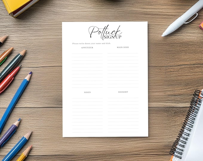 Nurse Potluck Sign up Sheet Nurse Sign up Sheet Nurse Potluck Sheet ...