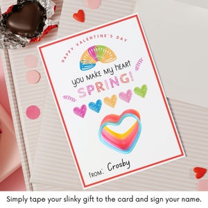 School Valentine, Magic Spring Valentine, Valentine Favor Tags ...