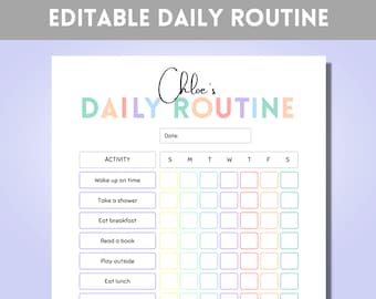 Chore Chart for Kids - Etsy