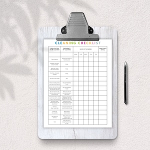 Daycare Cleaning Checklist, Home Daycare, Keep A Nice & Tidy Child Care ...