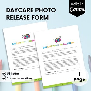 Photo Permission for Daycare - Etsy