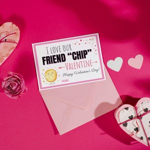 Printable Potato Chip Valentine Cards Instant Download Classroom ...