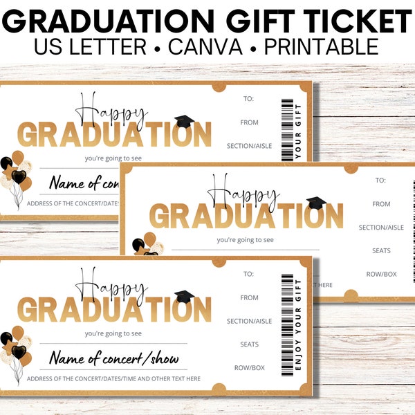 Graduation Ticket - Etsy