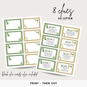 Leprechaun Scavenger Hunt, Pot of Gold, Saint Patrick's Day Scavenger ...