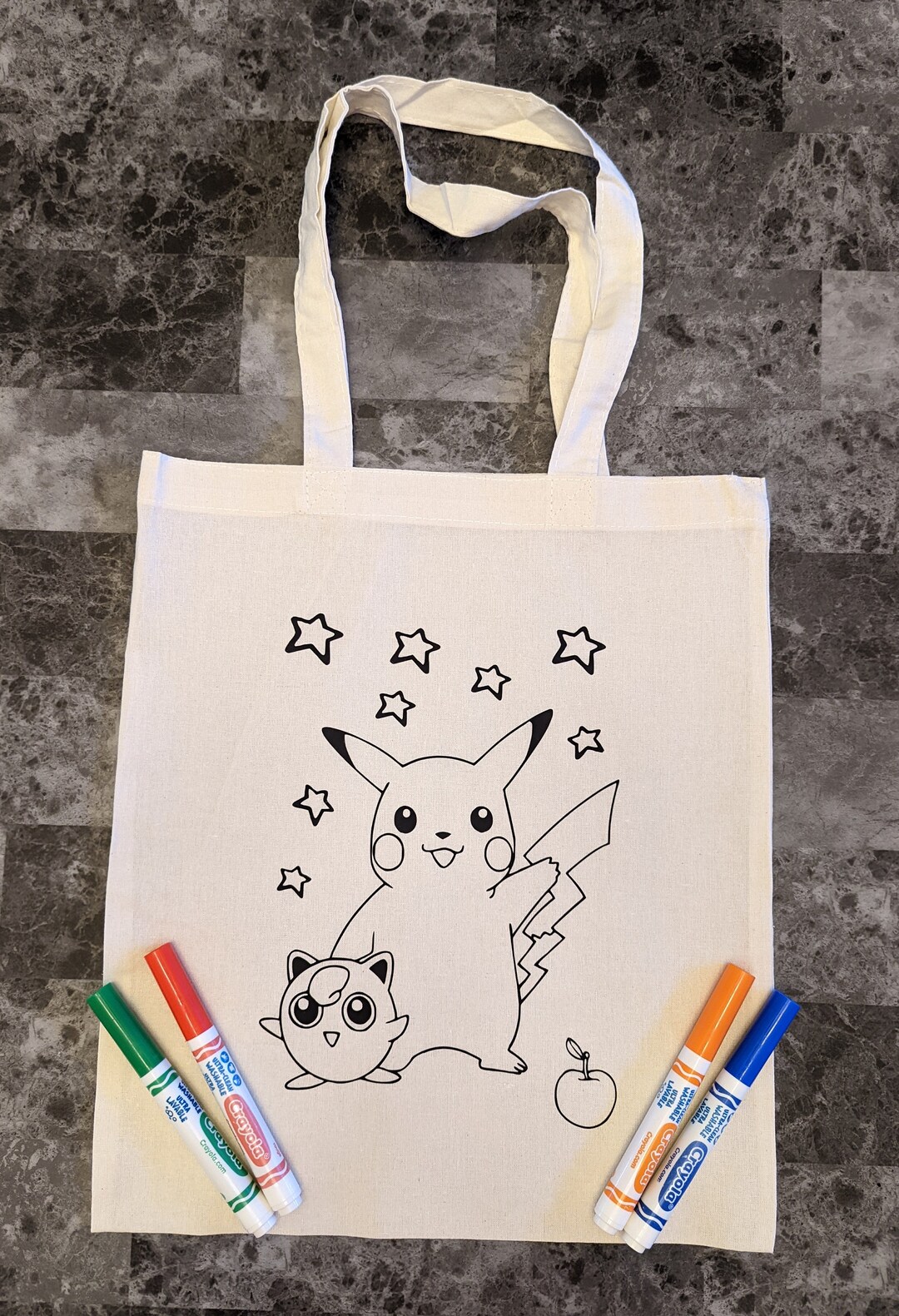 Kids Coloring Totes - Etsy