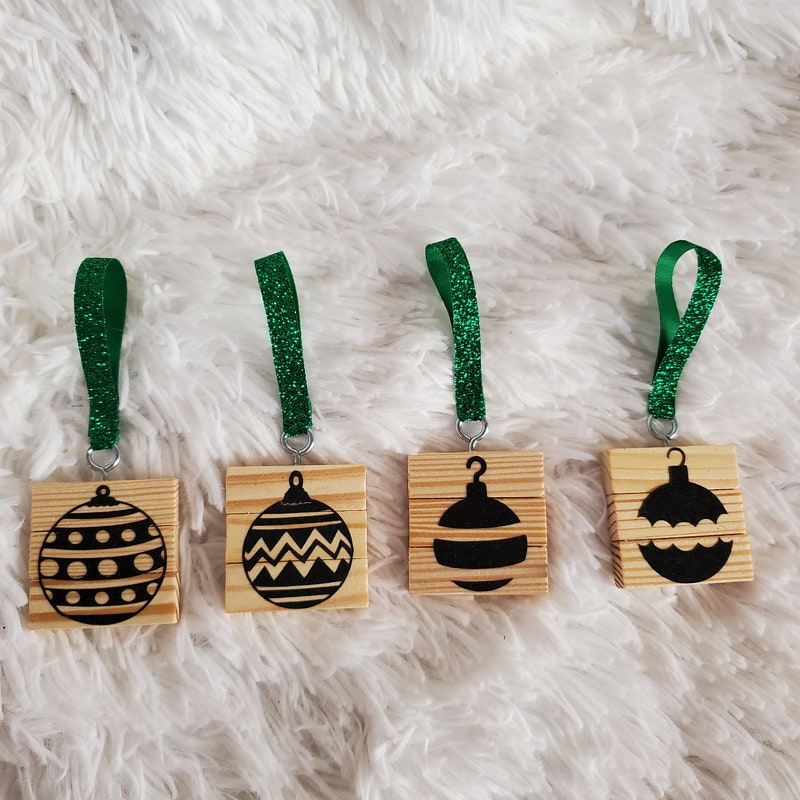 Jenga Christmas Ornaments - Etsy