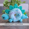 Dinosaur Crochet Pattern, Crochet Dinosaur Pattern, Crochet Dinosaur ...