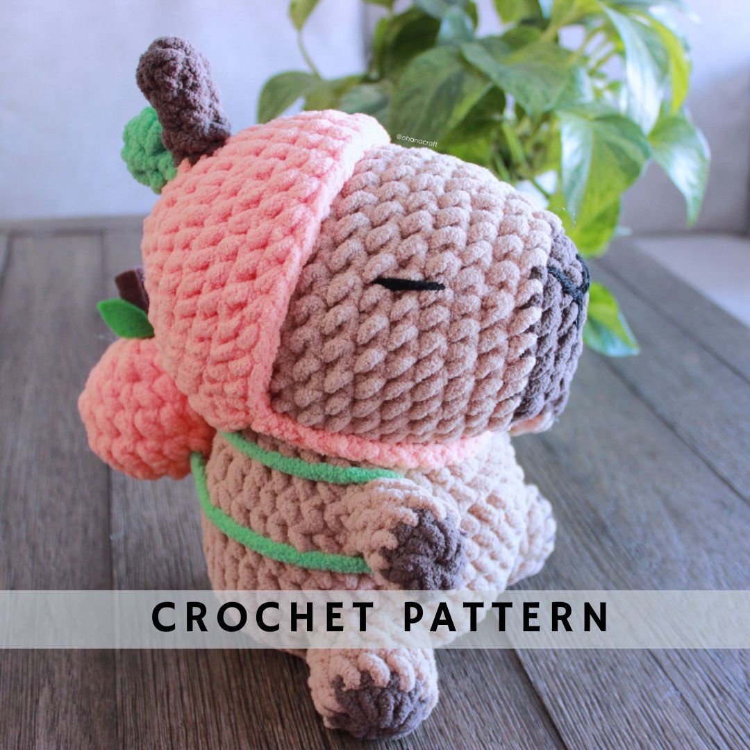 Capybara Crochet Pattern | Amigurumi Crochet Pattern | PDF Digital File ...