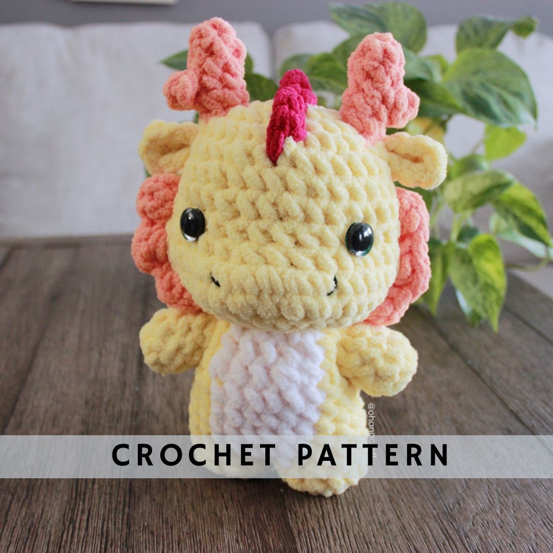 Chinese Dragon Crochet Pattern | Amigurumi Crochet Pattern | PDF ...