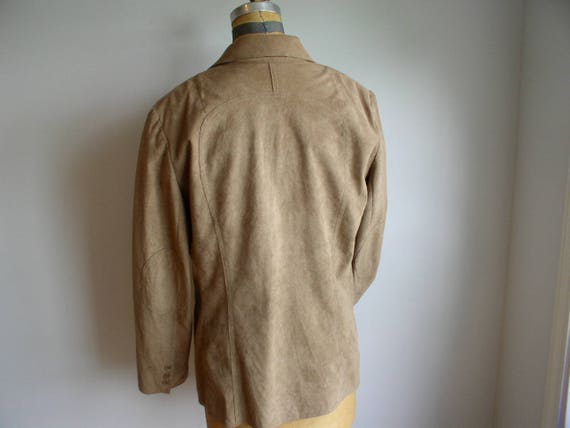 Designer Stephen Burrows 70's Ultra Suede Jacket - Gem