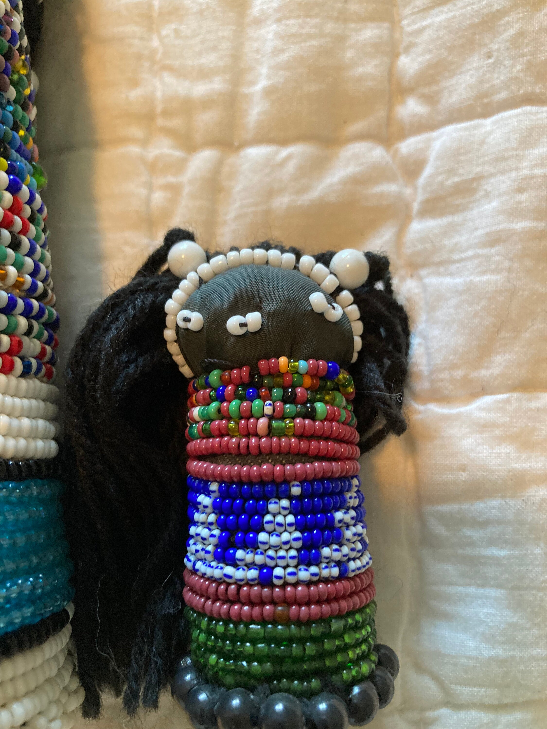 Pair of Sangoma African Beaded Dolls - Etsy
