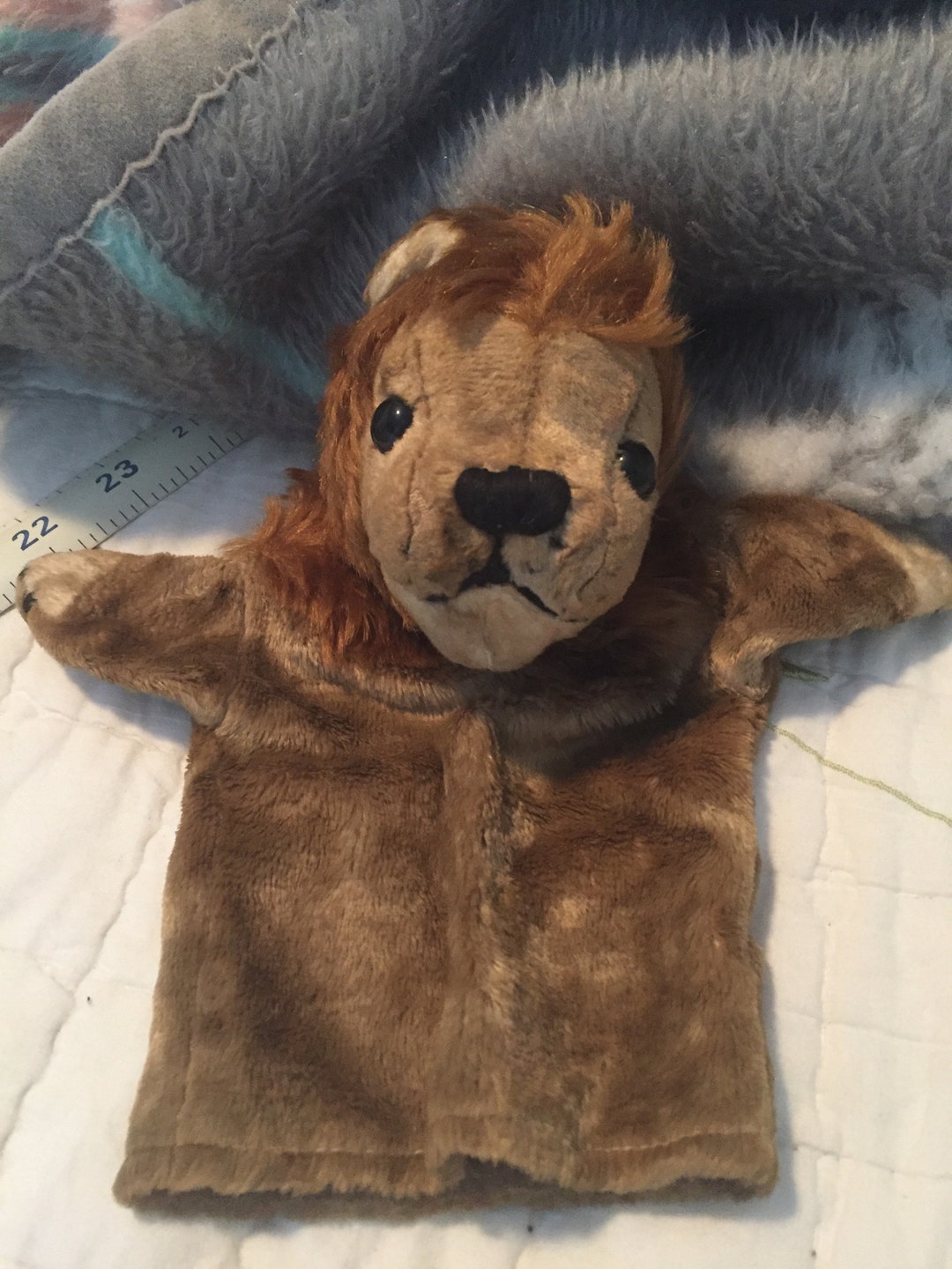 Vintage Lion Hand Puppet - Etsy