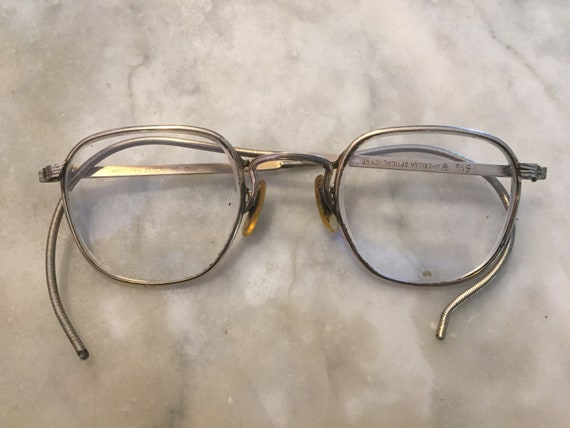 Eyeglass 12KT gold frame Vintage 40's - Gem