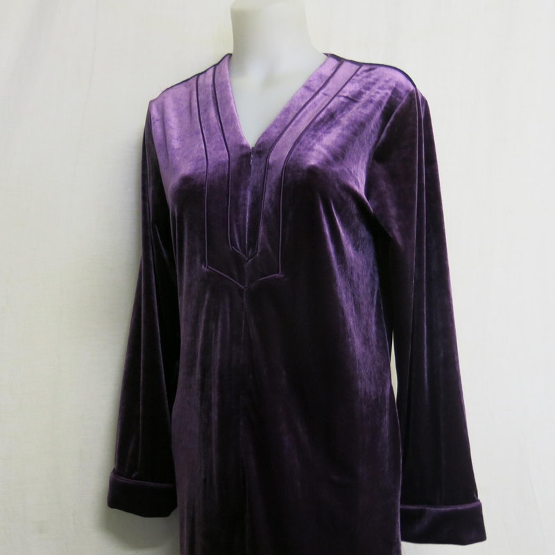 Long Velvet Kaftan Robe - Etsy
