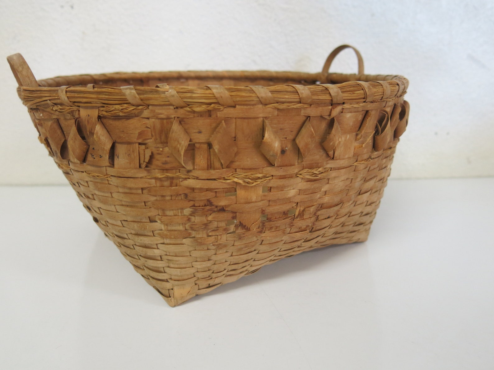 Native American Basket Winnebago Ho-chuck Split Ash - Etsy