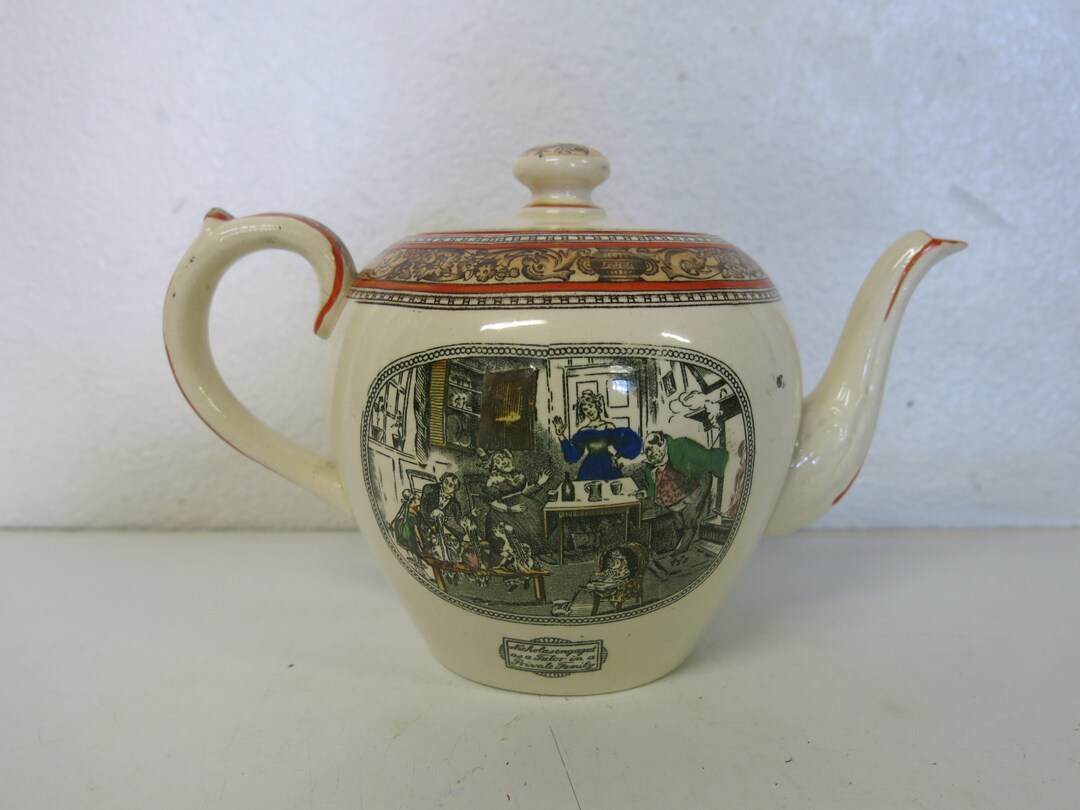 Adams Oliver Twist Teapot Charles Dickens Dickens Rare English Teapot ...