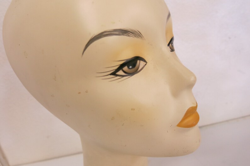 Fiberglass Bust Mid Century Modern Bust 1970's Mannequin - Etsy