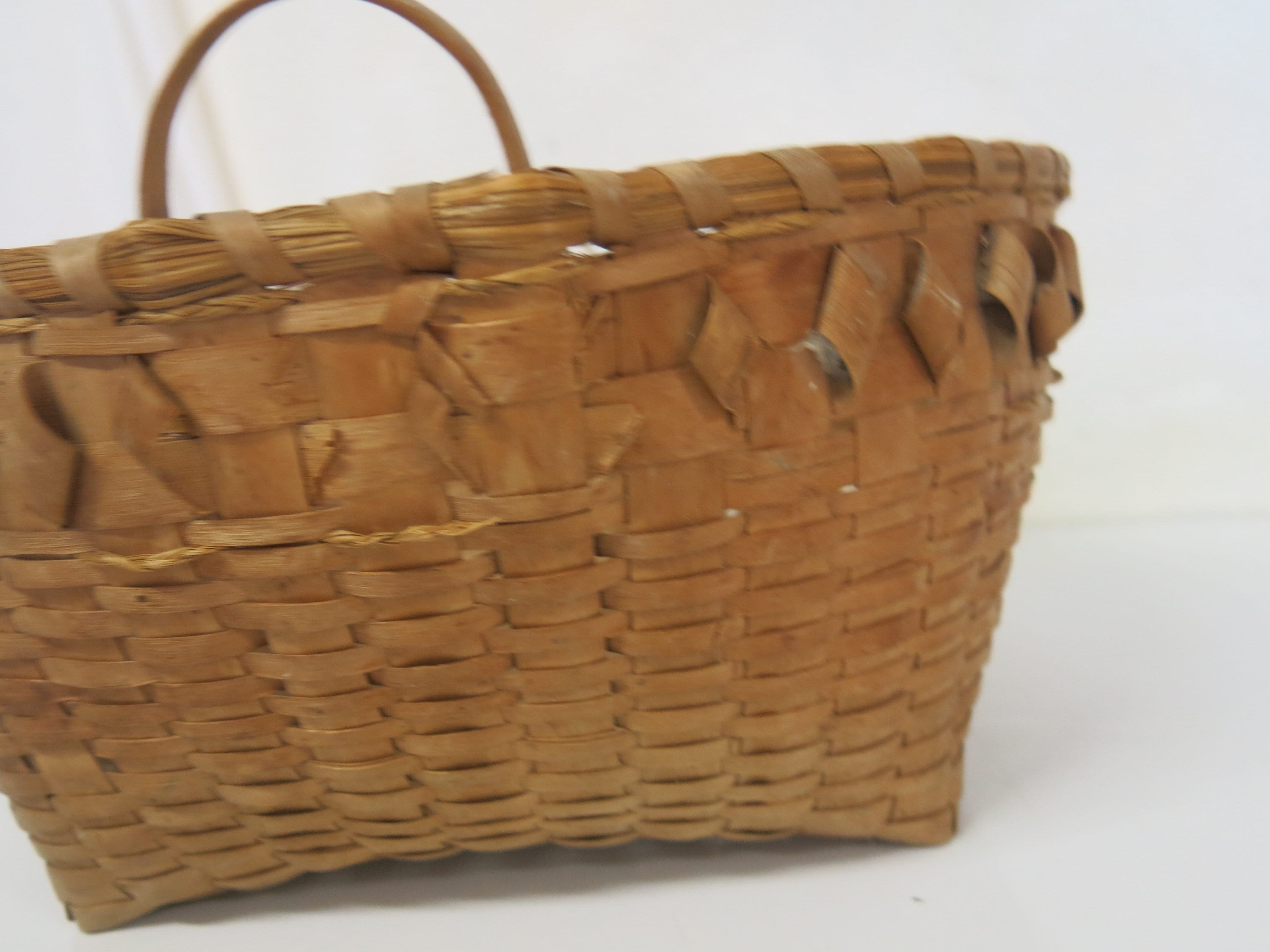 Native American Basket Winnebago Ho-chuck Split Ash - Etsy