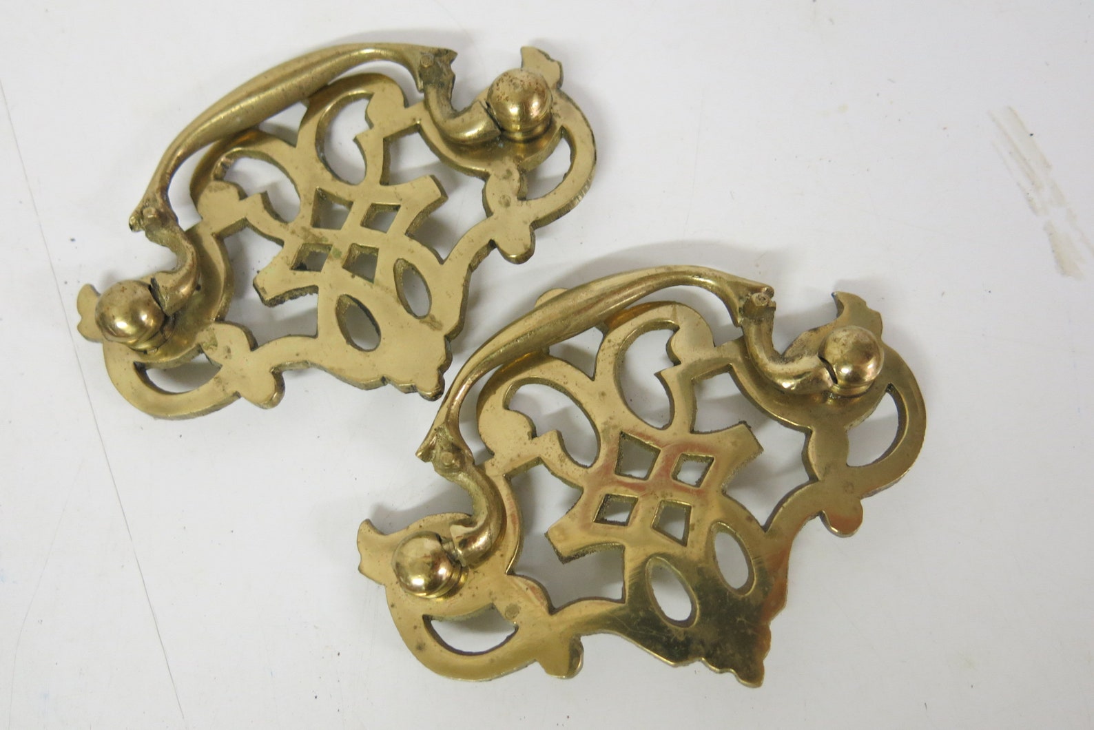 Mid Century Drawer Pull Cabinet Pull Early American Style - Etsy