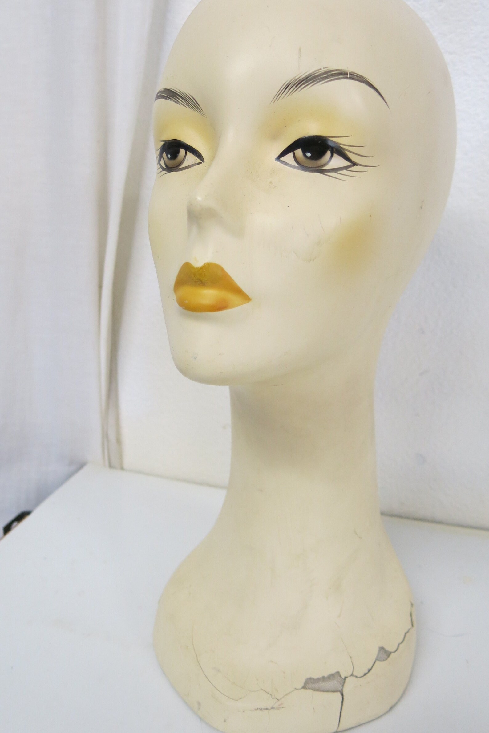 Fiberglass Bust Mid Century Modern Bust 1970's Mannequin - Etsy