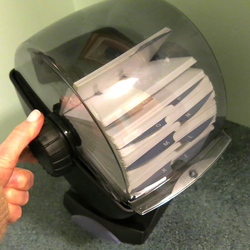 Large Rolodex - Etsy