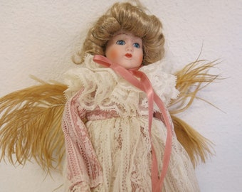 Angel Tree Topper, Victorian Christmas Tree Topper, Angel Christmas ...