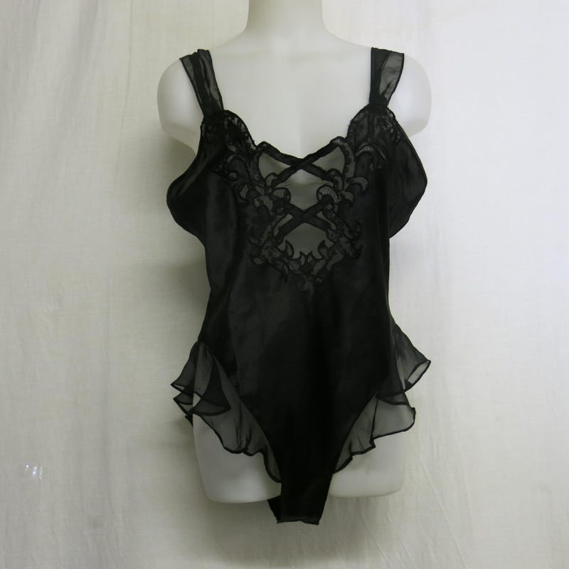 Black Lace Teddies - Etsy