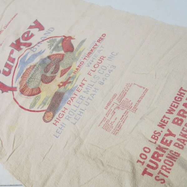 Vintage Flour Sack - Etsy