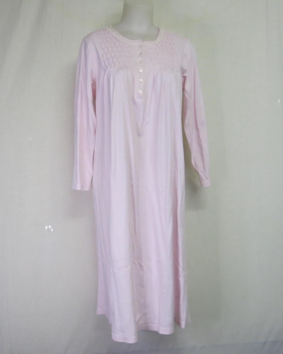 Old Fashioned Nightgown Cotton Jersey Nightgown 3/4 Length Nightgown ...