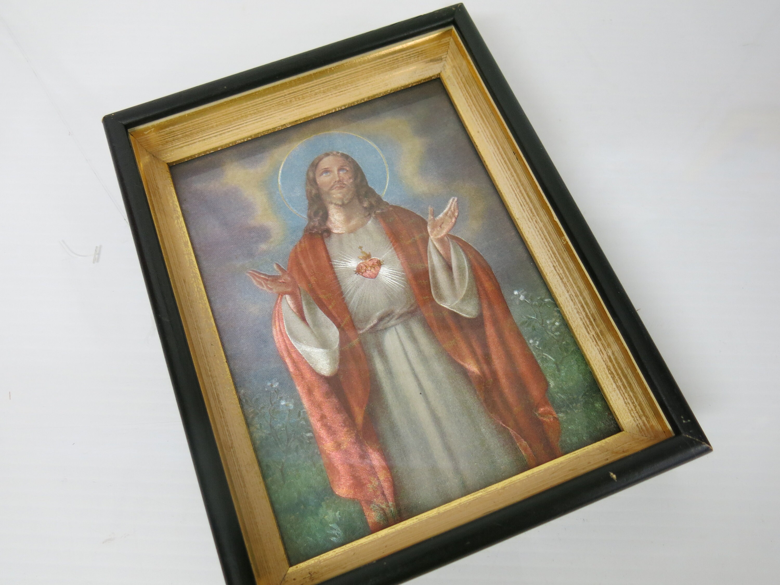 Dufex Foil Picture Jesus Dufex Print 1960 Sacred Heart - Etsy Australia