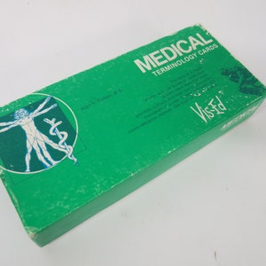 Vintage Flashcards MEDICAL Terminology Flashcards Full Box 1400 ...