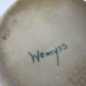 Wemyss Pottery Scottish Pottery Sugar Bowl/ Jam Pot Small Server Plums ...