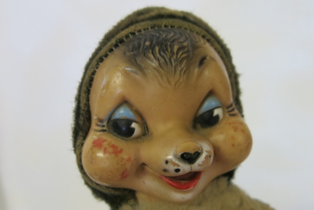 Rubber Face Rushton Stuffed Animal Baby Bear 1940's/50's - Etsy
